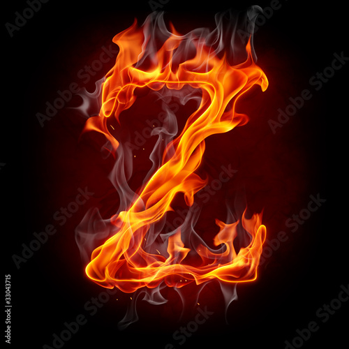 "Fire font. Letter Z." Stock photo and royalty-free images on Fotolia ...