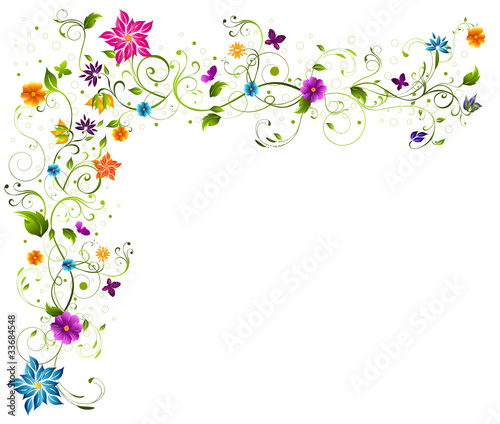 "Fond fleuri" fichier vectoriel libre de droits sur la banque d'images ...