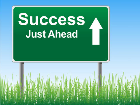 Success Ahead Sign
