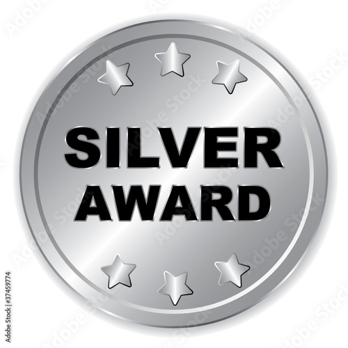 "SILVER AWARD ICON" Stock image and royalty-free vector files on ...