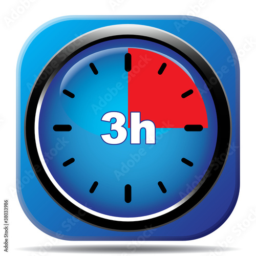 "3 HOURS ICON" Stock image and royalty-free vector files on Fotolia.com ...