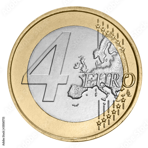 "Four euro coin" Stock photo and royalty-free images on Fotolia.com ...