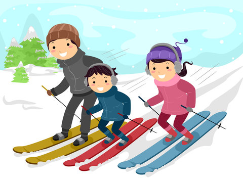 Free Clipart Skiing
