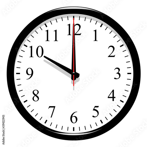 "Horloge - 10 heure précise" Fotos de archivo e imágenes libres de ...