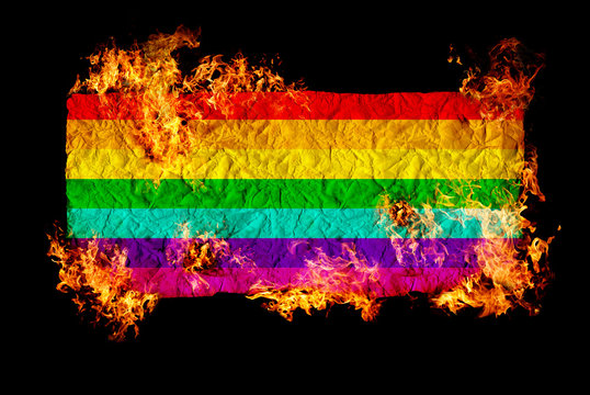 Lgbt Flag On Fire Images – Browse 463 Stock Photos, Vectors, and Video ...