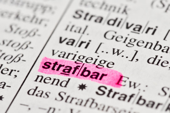 「Strafbar」の写真素材 | 799件の無料イラスト画像 | Adobe Stock