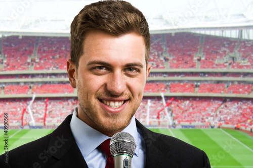 "Sports commentator" Stock photo and royalty-free images on Fotolia.com ...