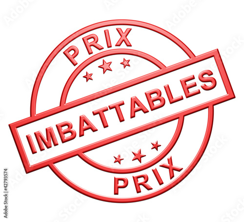 "Label "Prix Imbattables"" photo libre de droits sur la banque d'images ...