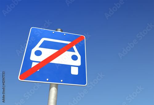 Ende Einer Kraftfahrstrae