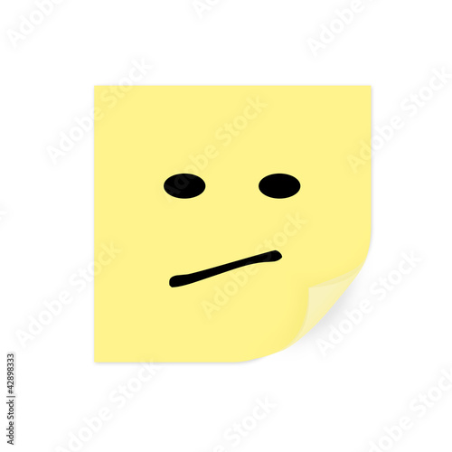 "smiley pas content" photo libre de droits sur la banque d'images ...