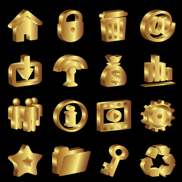 Gold Icons Images – Browse 4,595,154 Stock Photos, Vectors, and Video ...