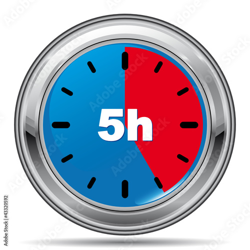 "5 HOURS ICON" Stock image and royalty-free vector files on Fotolia.com ...