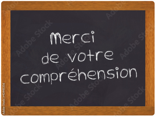 "merci de votre compréhension" photo libre de droits sur la banque d ...