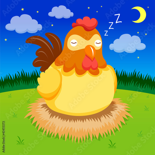"Hen sleep" Stock image and royalty-free vector files on Fotolia.com ...