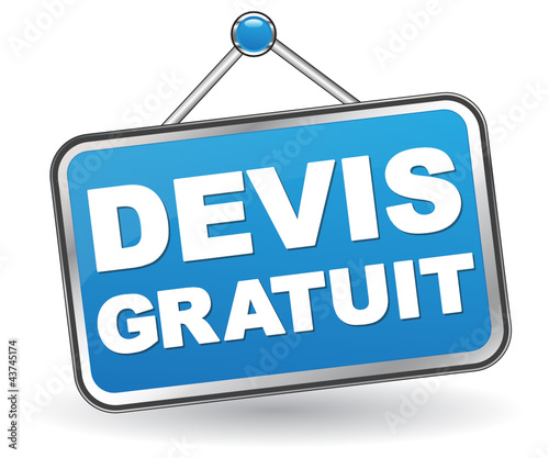"DEVIS GRATUIT ICON" fichier vectoriel libre de droits sur la banque d ...