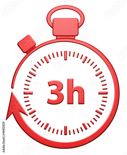 "3H Chrono (rouge)" photo libre de droits sur la banque d'images ...