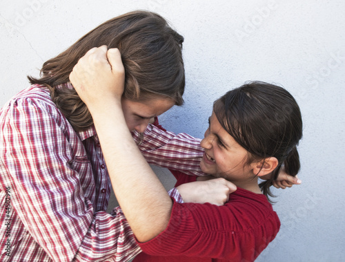 "young girls fighting at school" Stock photo and royalty-free images on ...