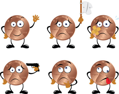 Back Of Cartoon Penny