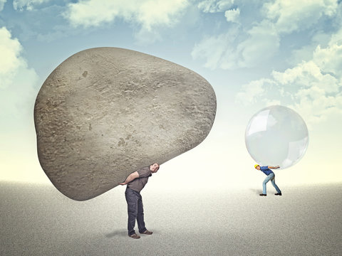 Man Carrying Heavy Rock Images – Browse 1,318 Stock Photos, Vectors ...