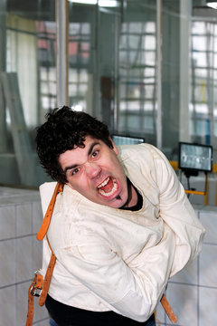 Crazy Man Straight Jacket