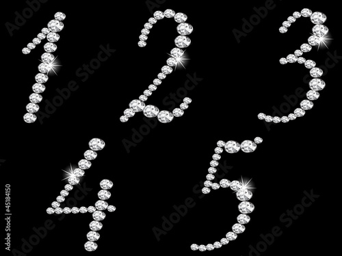 "Diamond numbers" Stock image and royalty-free vector files on Fotolia ...