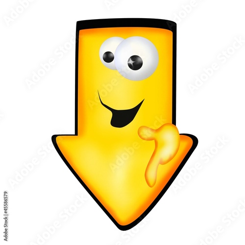 "freccia in giù" Immagini e Fotografie Royalty Free su Fotolia.com ...
