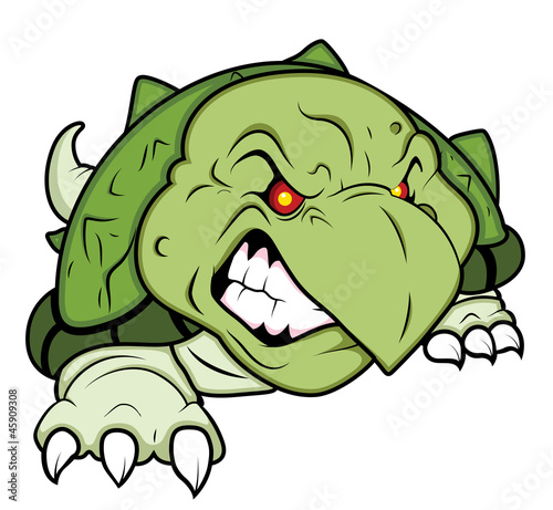 "Angry Turtle Mascot" Stock image and royalty-free vector files on ...