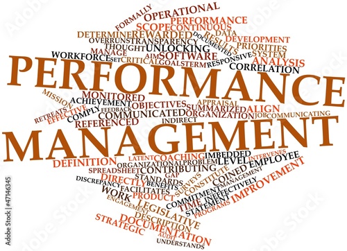 "Word cloud for Performance management" Stock photo and royalty-free ...