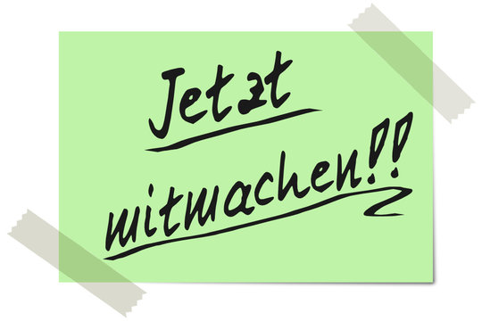 Mitmachen Images – Browse 3,495 Stock Photos, Vectors, and Video ...