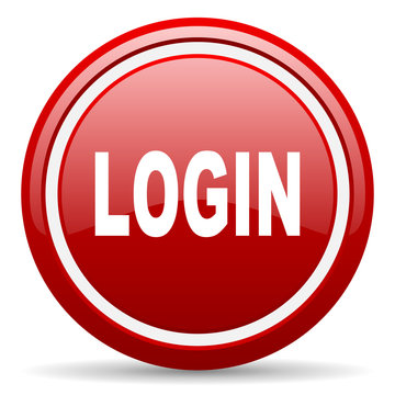 Red Login Button