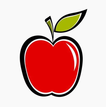 Red Apple Outline Images – Browse 7,209 Stock Photos, Vectors, and ...