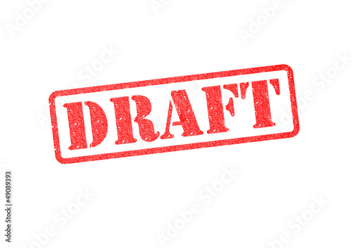 "DRAFT" Stock photo and royalty-free images on Fotolia.com - Pic 49089393