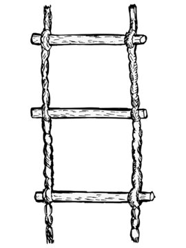Rope Ladder Vector