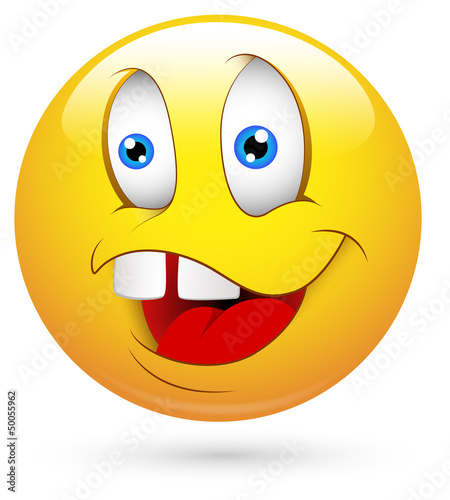 "Smiley Vector Illustration - Dumb" Imágenes de archivo y vectores ...