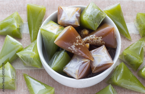 "Traditional handmade Thai Kalamae candy (Koh Samui, Thailand)" Stock ...