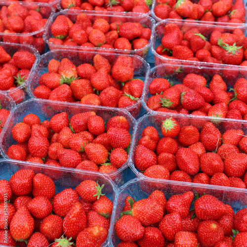 "Barquette de fraises" photo libre de droits sur la banque d'images ...