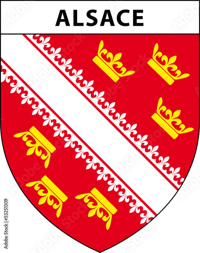 "Blason région Alsace" fichier vectoriel libre de droits sur la banque ...