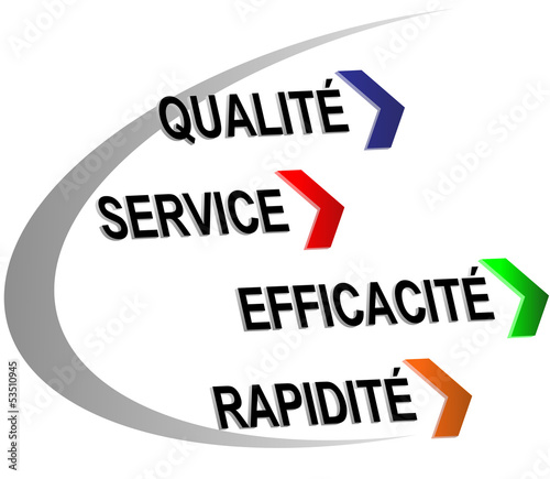 "Label qualité-service-efficacité-rapidité" fichier vectoriel libre de ...
