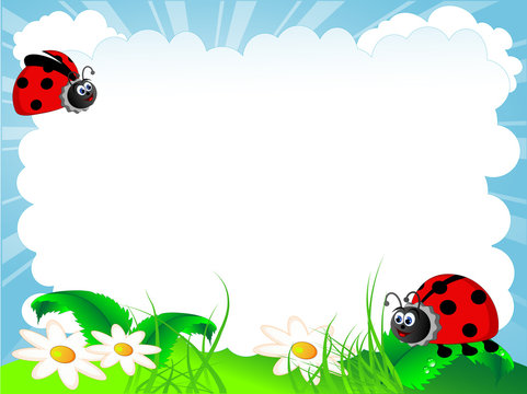 Ladybug Border Clip Art