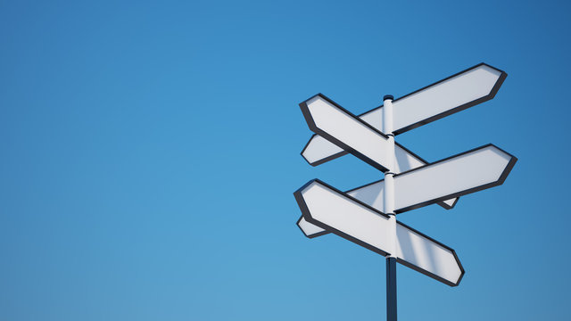 Afbeeldingen over "Directional Sign" – Blader in stockfoto's, vectoren ...