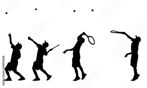 "Tennis Player Serve" Stock image and royalty-free vector files on ...