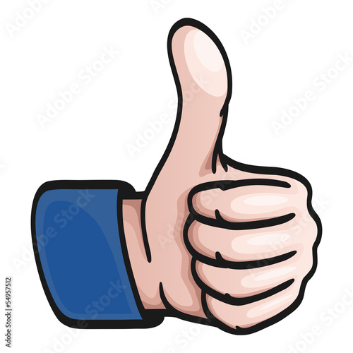 "Comic Hand - Daumen hoch" Stockfotos und lizenzfreie Vektoren auf ...