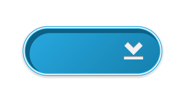 Download Button Png Blue