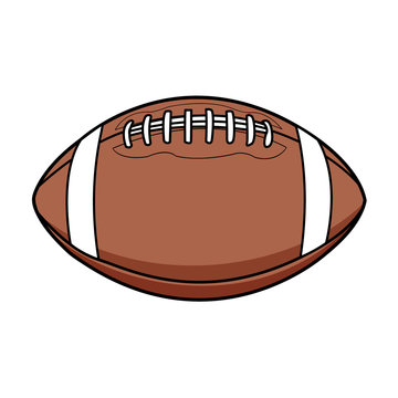 American Football Ball Drawing