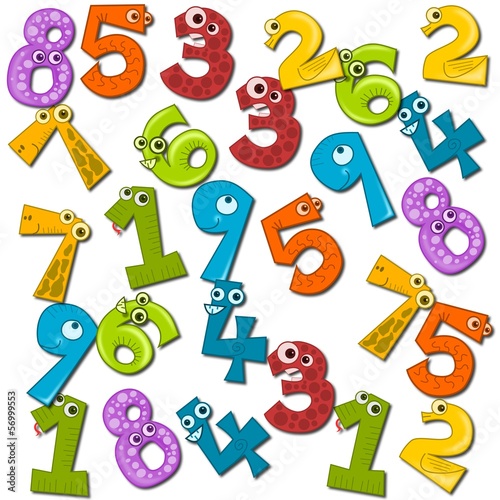 "Chiffres vrac" photo libre de droits sur la banque d'images Fotolia ...