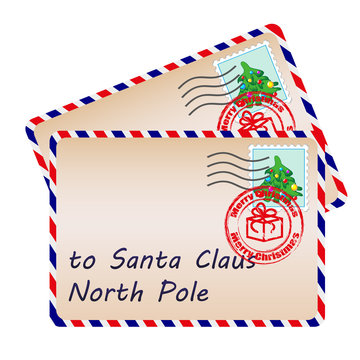 Letters From Santa Clipart