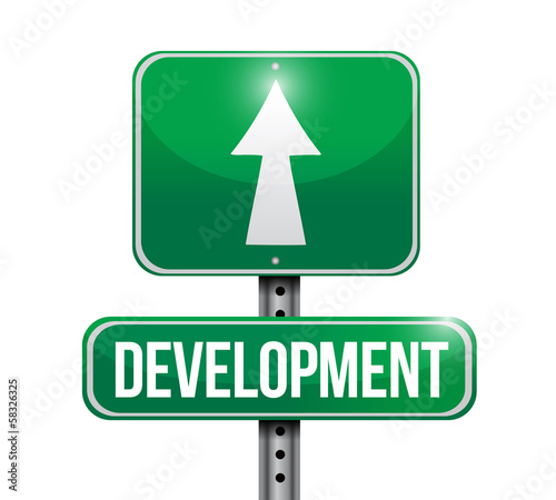 "development road sign illustration design" Stockfotos und lizenzfreie ...