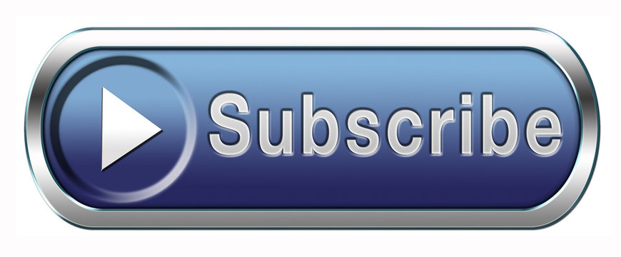 Subscribe Button Png Blue