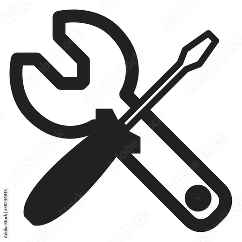 "Picto technique outils" fichier vectoriel libre de droits sur la ...