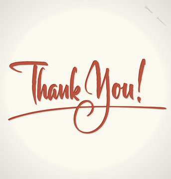 697 BEST Cursive Thank You Font IMAGES, STOCK PHOTOS & VECTORS | Adobe ...